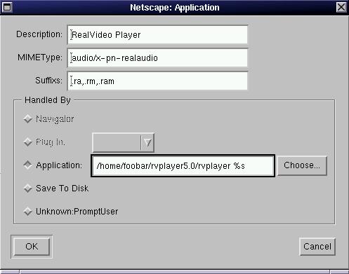 RealPlayer for Unix