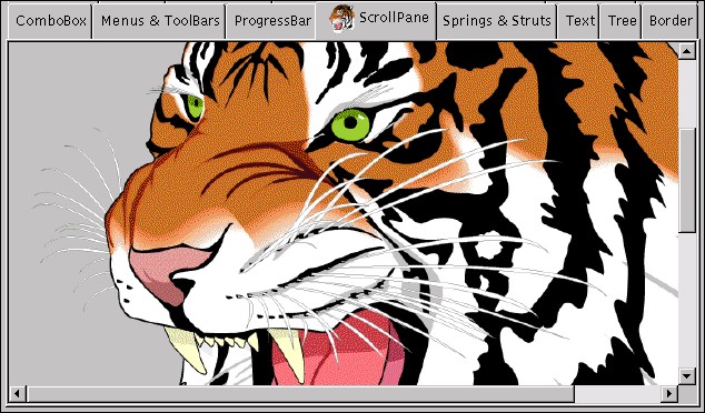 Support for Scrolling: JViewport, and JScrollPane