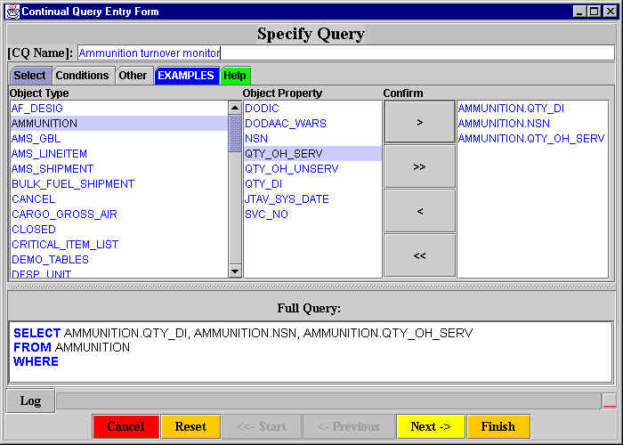 CQ -- Query component