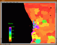 Using IRIS Explorer with a Geographic Information System