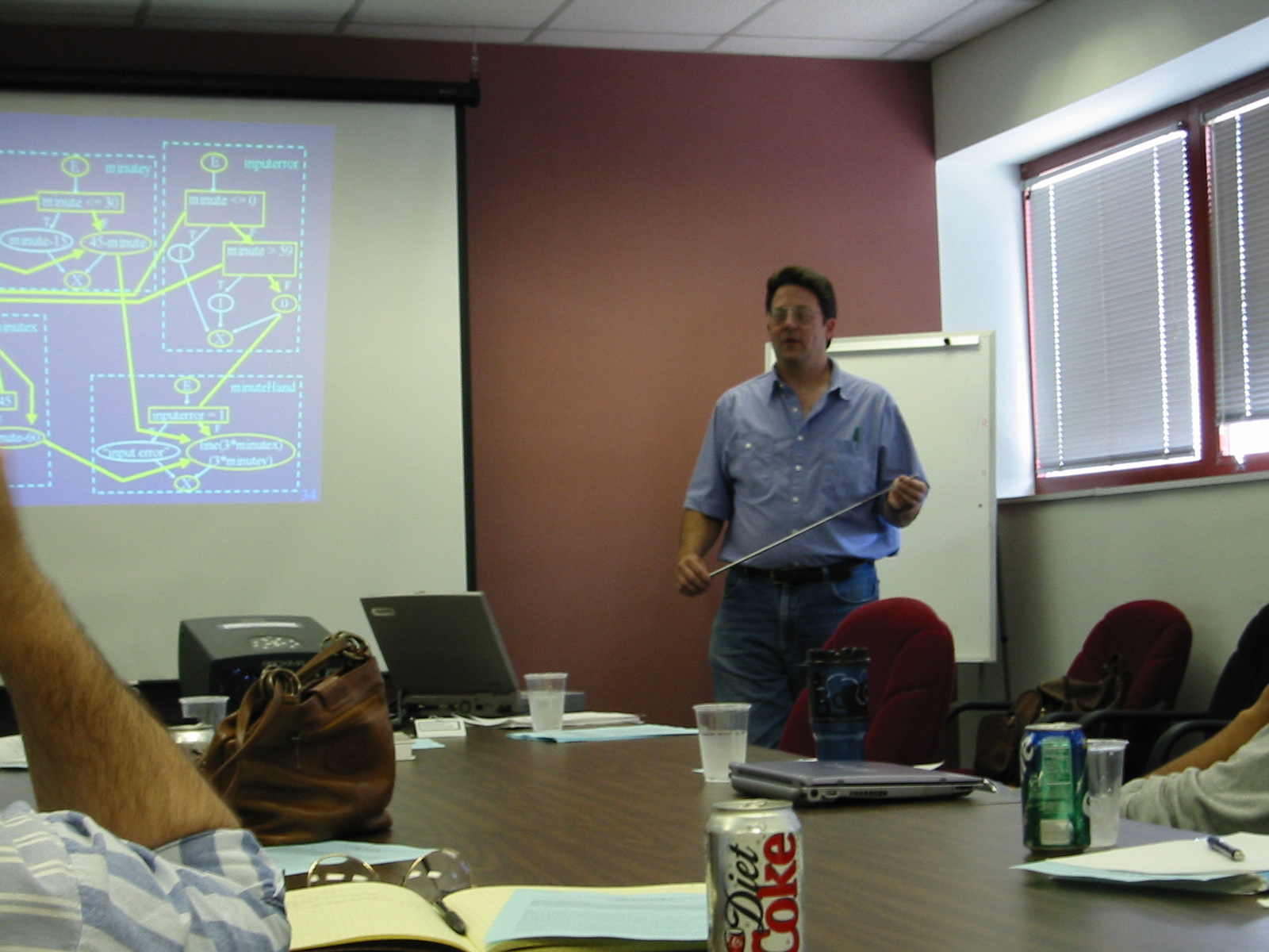 Visit by Gregg Rothermel - October 10, 2001