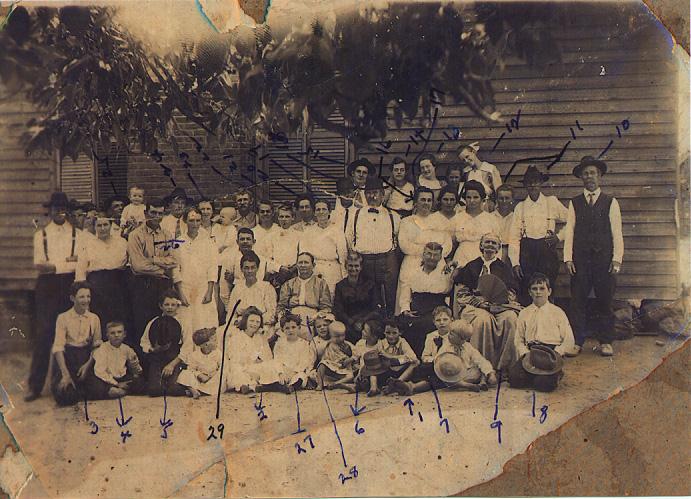 USA-GA Taylor County, Windham Family Reunion circa 1922-1923